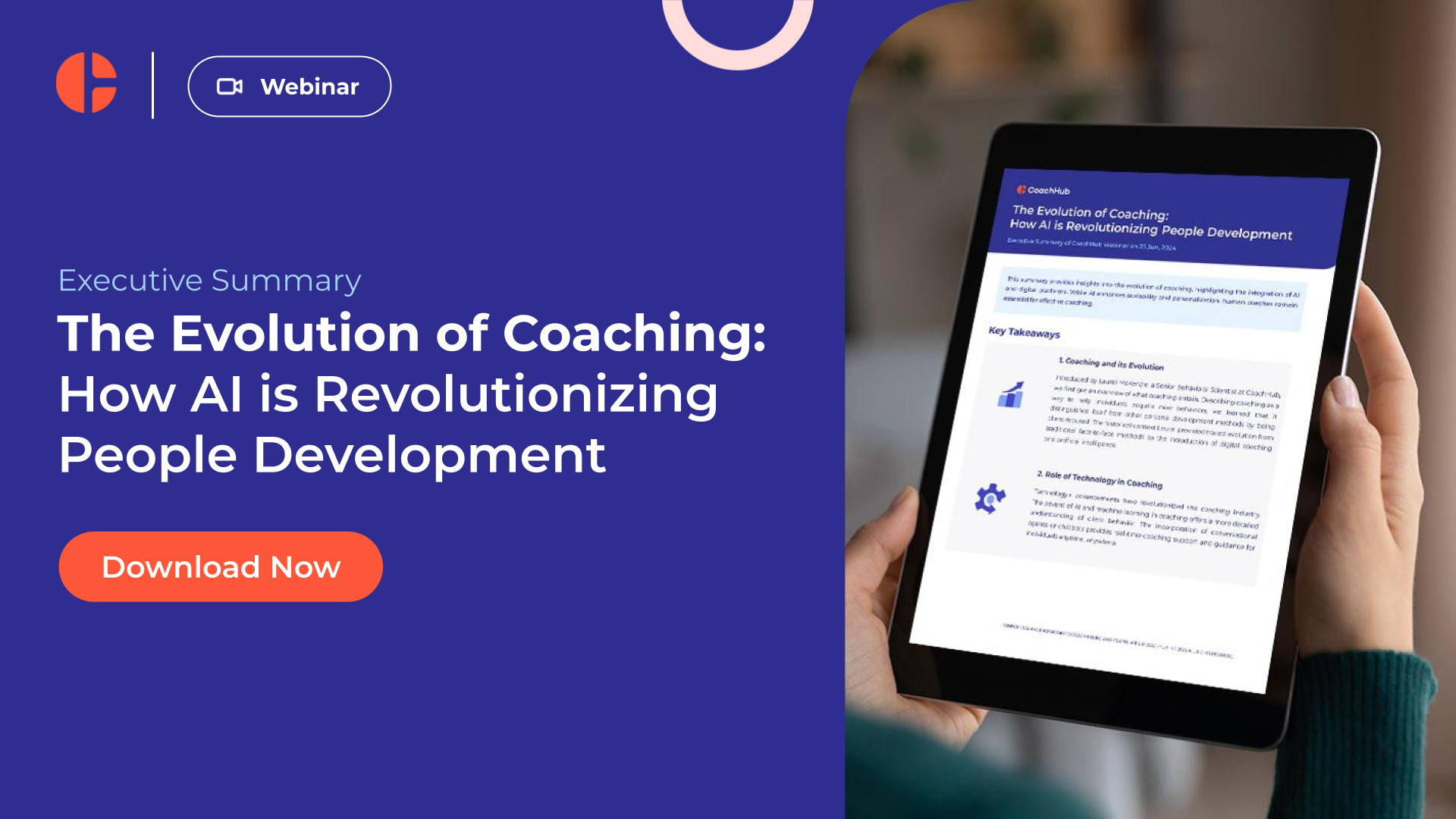 [Executive Summary] AI Webinar Registration - The Evolution of Coaching (CoachHub)